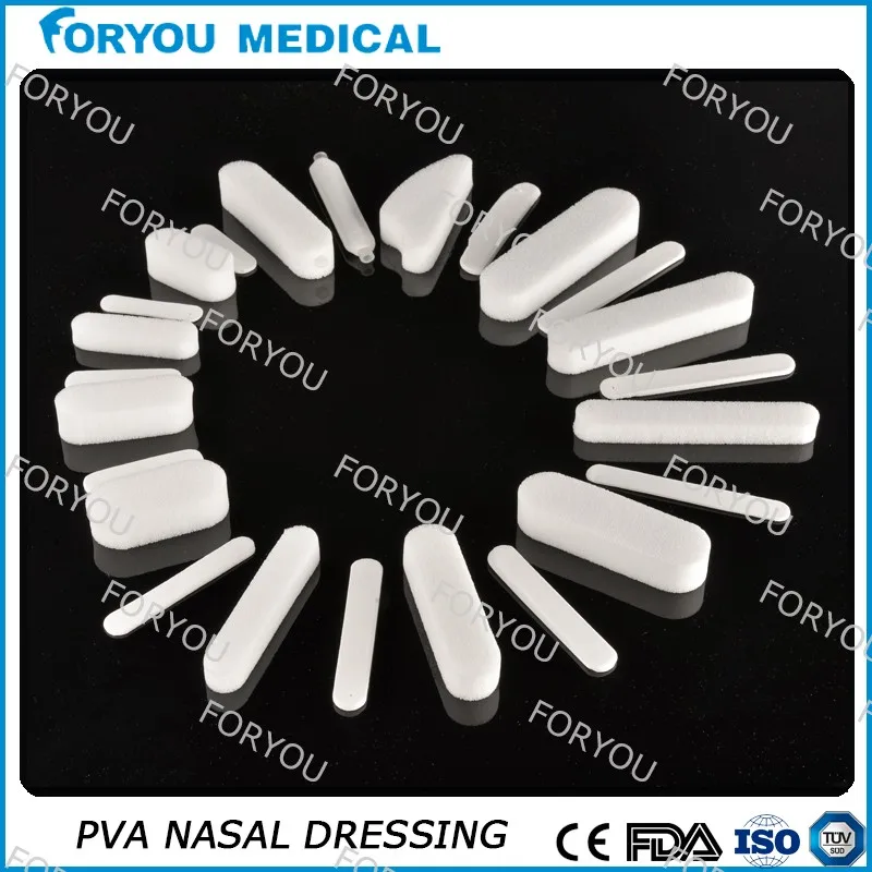Pva Nasal Pack Sterile Surgical Hemostatic Dressing Epistaxis Sponges ...
