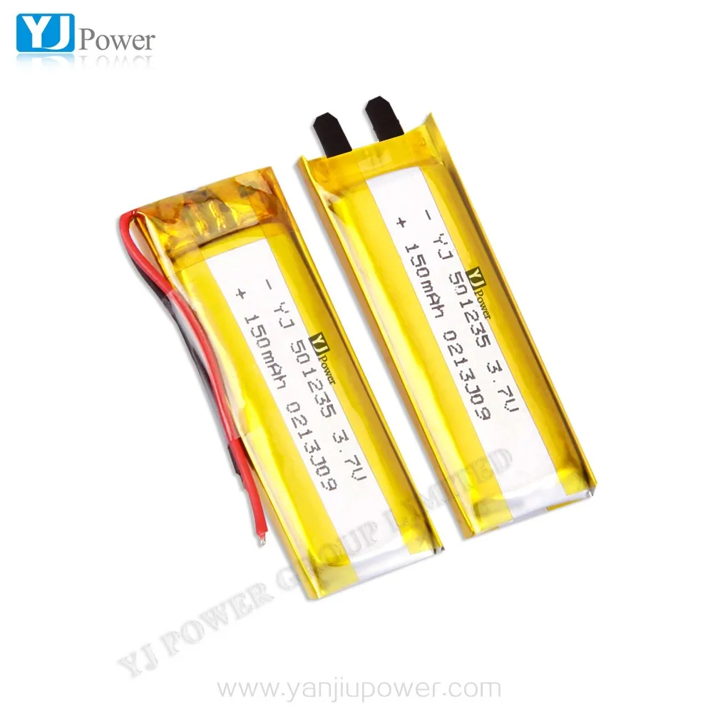 REACH Approved 651730 280mah 3.7V Mini Lithium Battery