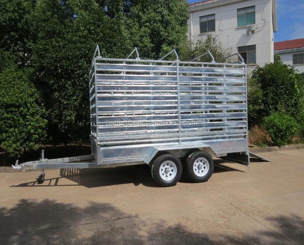 Australian Standard 3500kg Cattle Fence Trailer - Buy Cattle Trailer ...