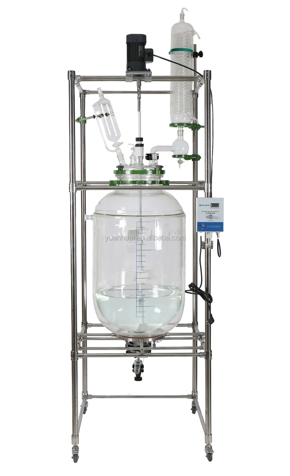 Lab Jacketed Glass 200l Fixed Bed Reactor - Buy 200l Fixed Bed Reactor ...