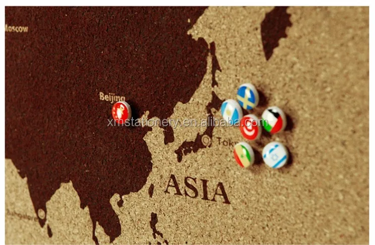 Map Cork Board World Map Cork Pin Board World Map Pin Board - Buy Map ...