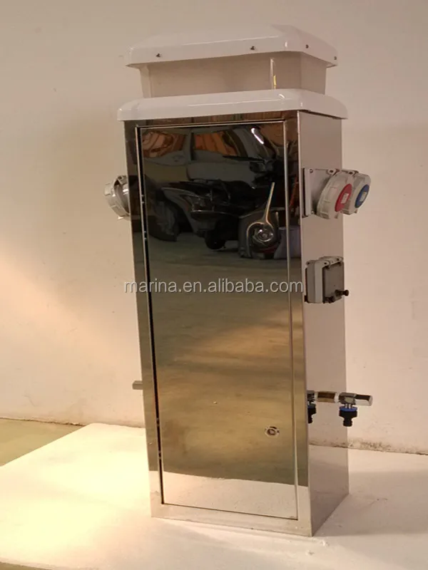Marine Accessories Marina Water And Electricity Supply Box Have 16a ...