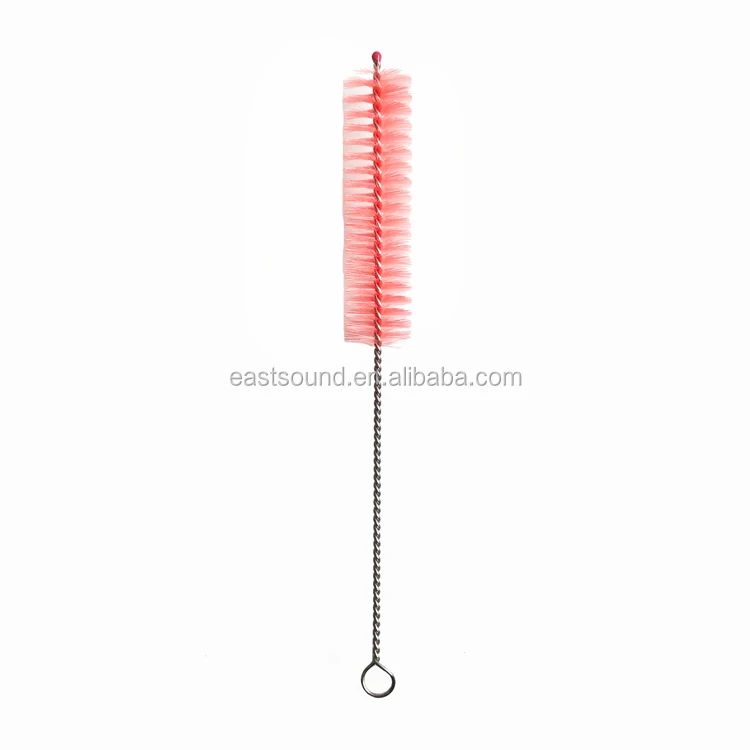 ESD 10MM Mini Pink Test Tube Straw Cleaning Nylon Brush