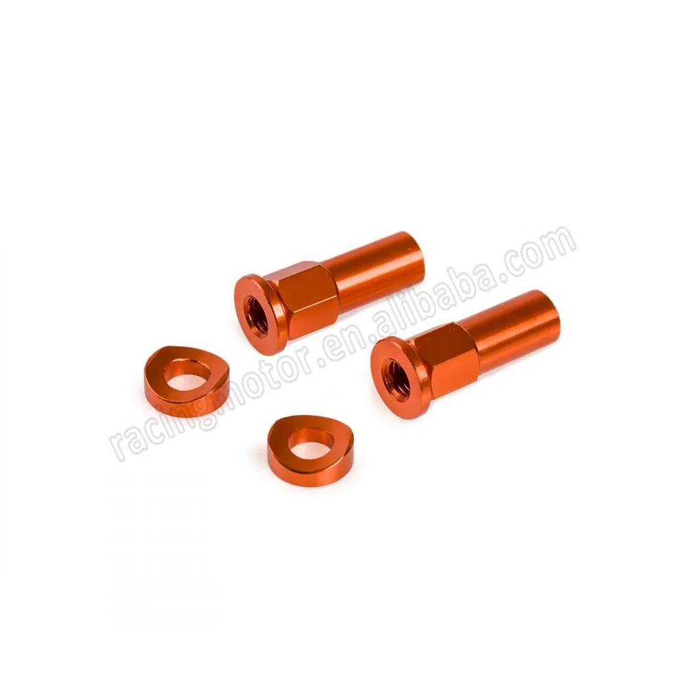 Anodized Orange Rim Lock Nuts Washers For Ktm 125 250 350 450 525 Sx Sx ...