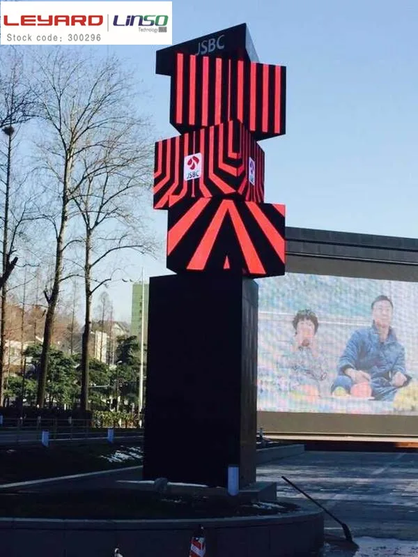 Train Station Indoor Advertising Revolving Totem Led Screen Totem - Buy ...