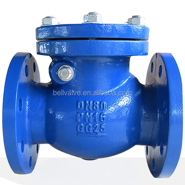 8 Inch Ductile Iron Cast Iron Flanged Swing Check Valve - Buy Check ...