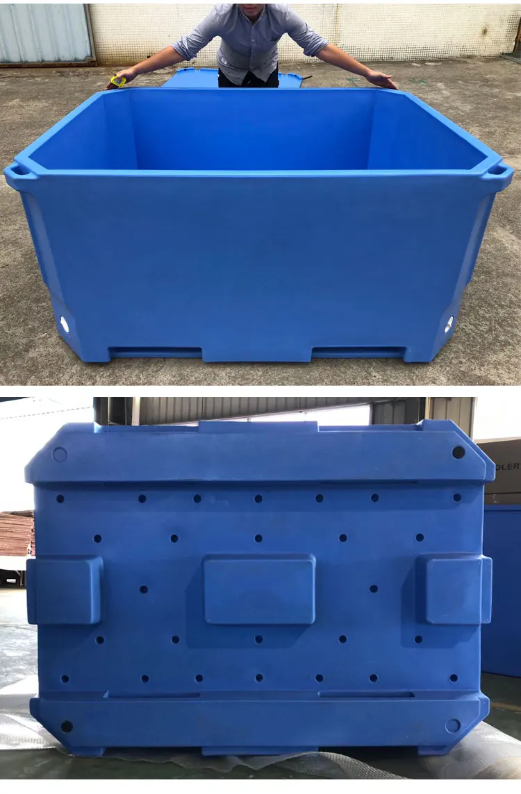 Large Insulated Fish Cool Ice Box For Frozen Seafood Transport - Buy ...