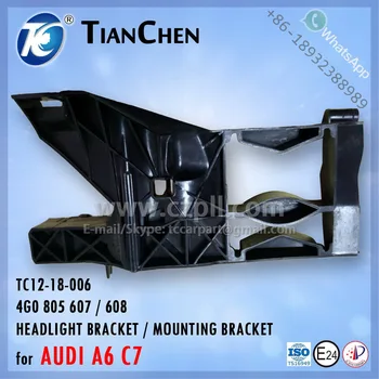 Headlight Bracket / Mounting Bracket For Audi A6l 2013 C7 4g0 805 607 ...