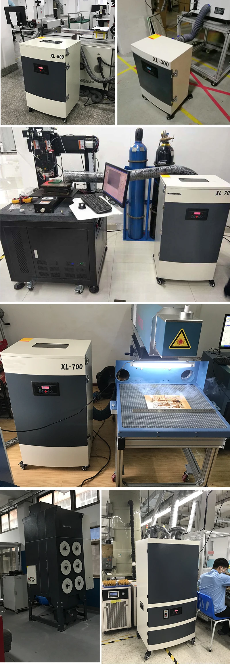 XL-300 Fume Extractor for Laser Cutting - Professional & Efficient