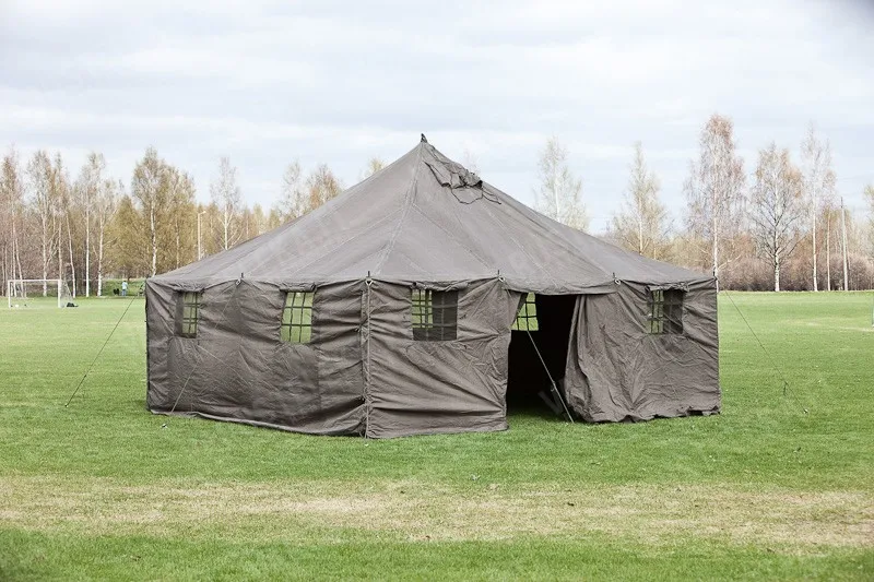 Large Russian Military Canvas 10 Man Surplus Tents Used Military Tents ...