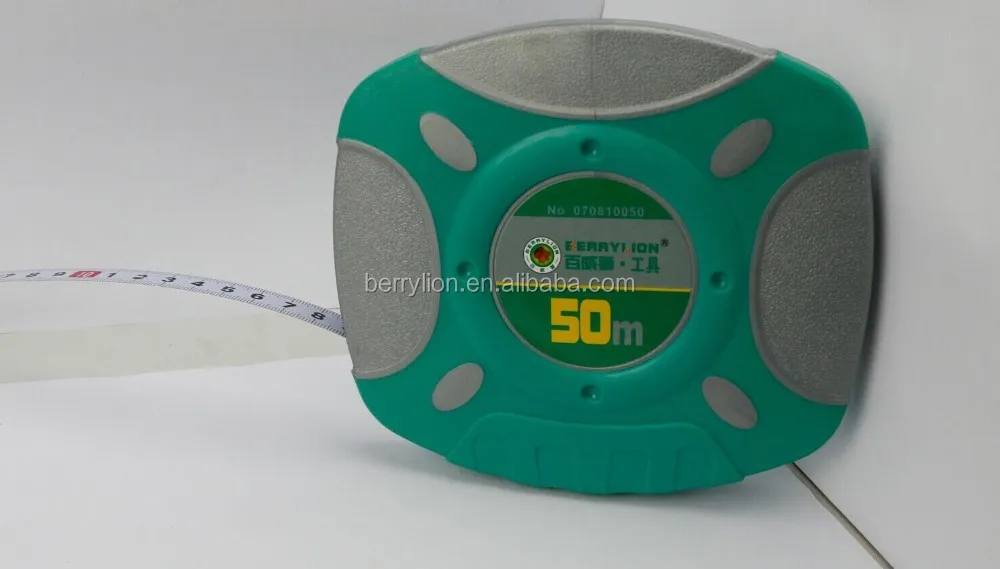 50 Meter Rubber Rolling Measuring Tape,High Grade Steel Tape - Buy 50 ...