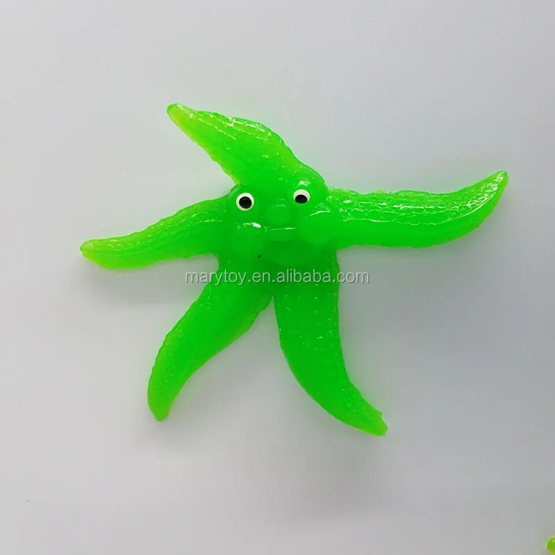 Tpr Material Sticky Starfish Sticky Toy - Buy Sticky Toy,Squishy Stress ...