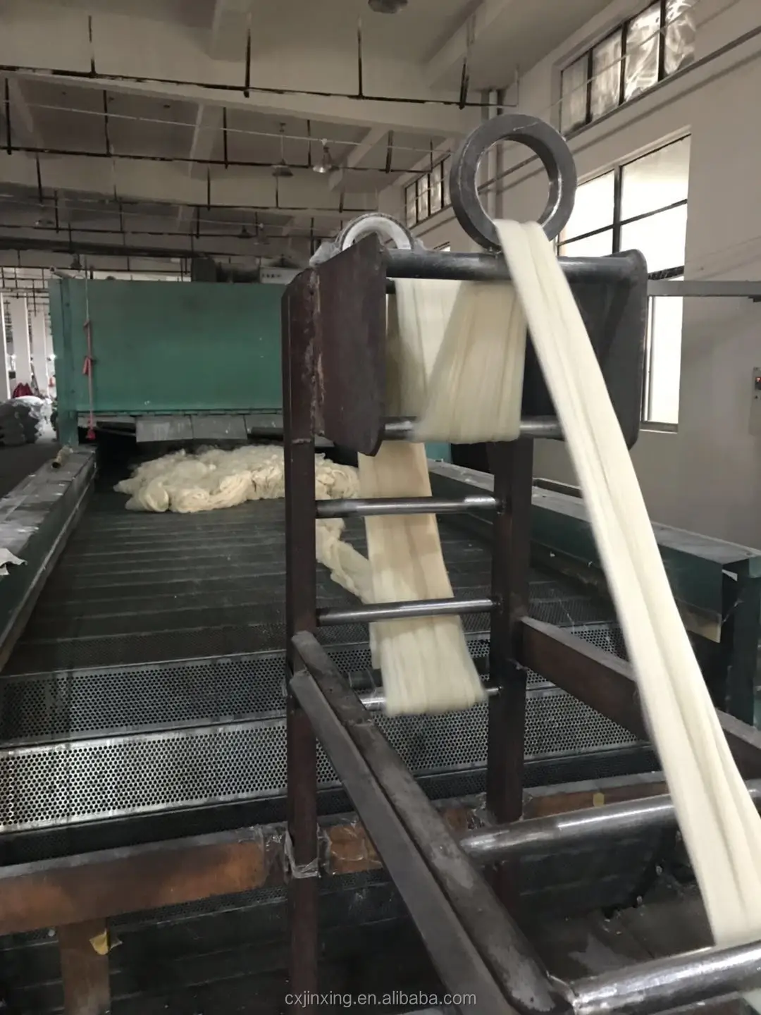 Nylon 66 Staple Fiber Recycle 70d*40mm Crimped Bright For Clean Sponge ...