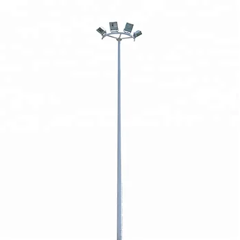 15m High Mast Pole Vertical Mounted Telescoping Mast Light Tower Light ...