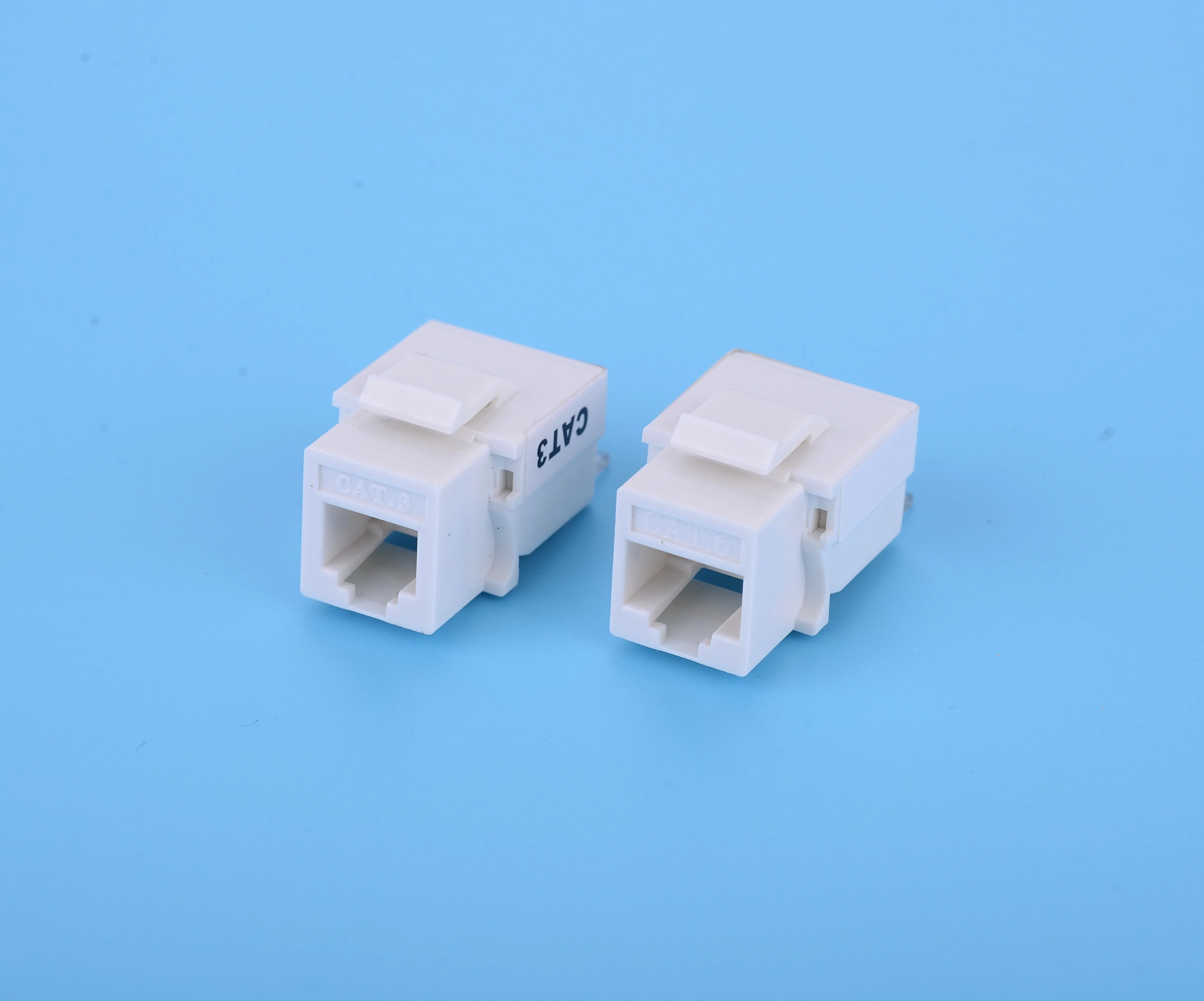 Voice 6p4c Cat3 RJ11 Telephone Keystone Jack UTP Unshielded Modular Jack