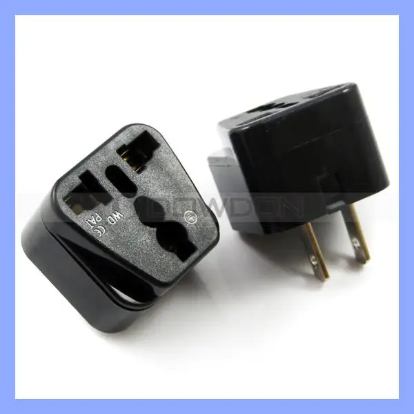 תקן אמריקאי שקע שקע תקע אוניברסלי רב 10A 250 V 2 פינים שטוחים ארה"ב ...