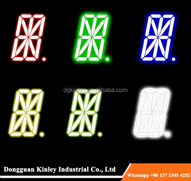 Large Alphanumeric Led 16 Segment Led Display 2.3 Inch - Buy 16 Segment ...