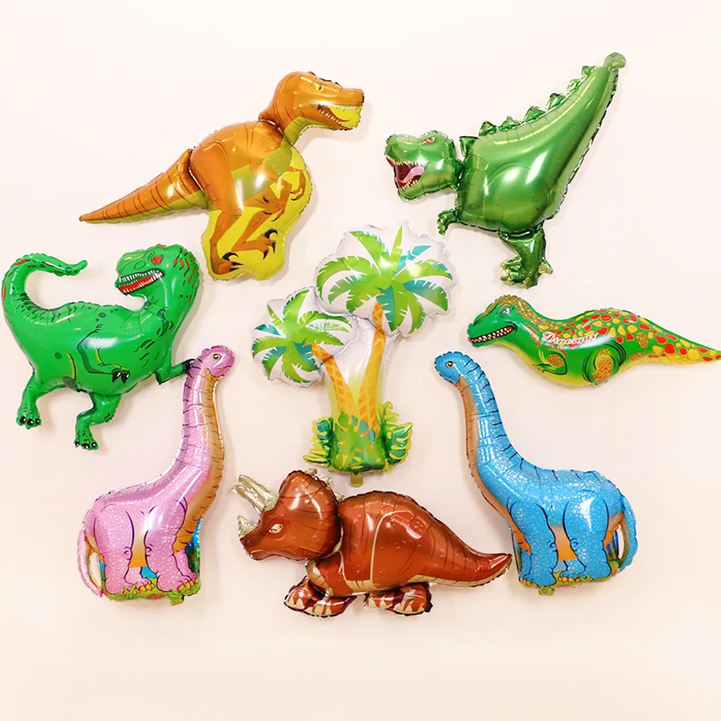 Wholesale Dinosaur Mylar Foil Balloon 3d Stand Jungle Balloons For Kids ...