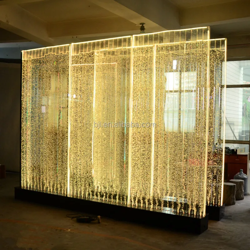 New Design Color Changing LED Acrylic Panel Water Bubble Wall - Room ...