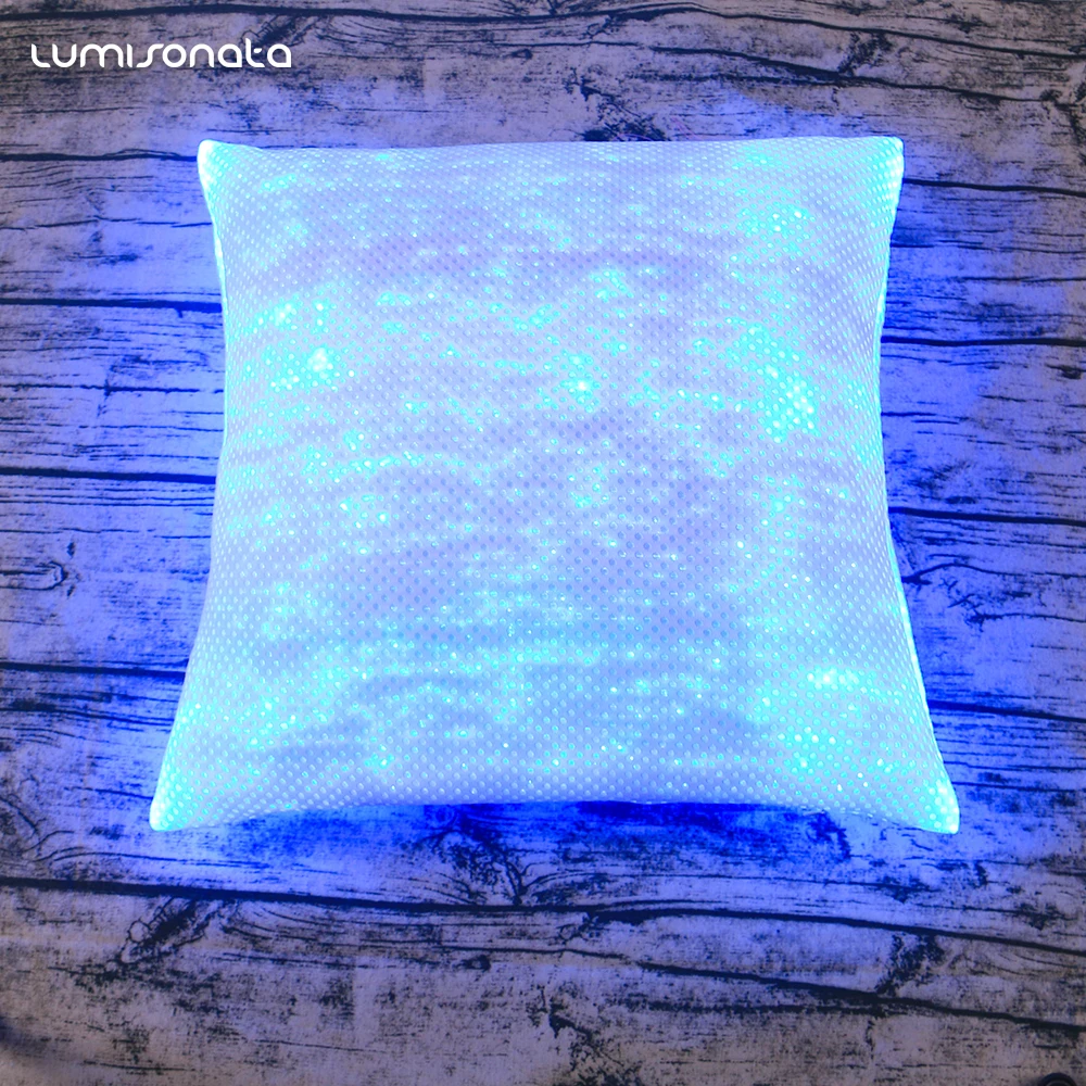 2019 Fiber Optic Led Light Up Pillow Cover For Home Decorate - Buy ...