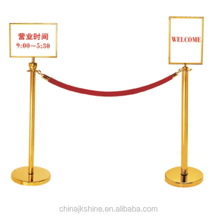 Queue Pole with Signage - Efficient Direction Solutions