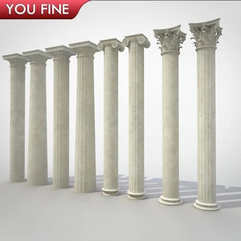 White Marble Decorative Greek Columns - Buy Greek Columns,Decorative ...