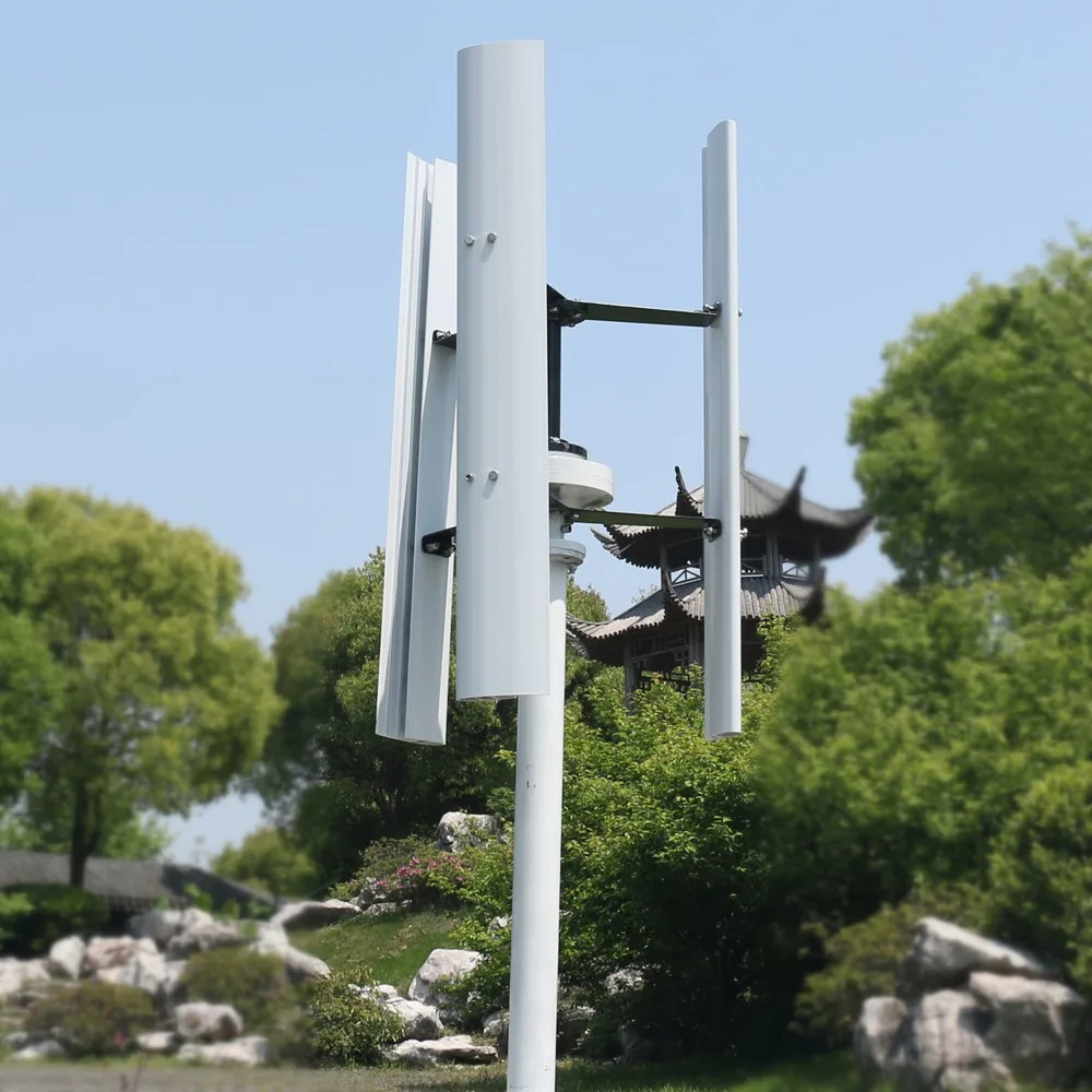 Quiet Small Vertical Wind Turbine 300w For Land And Marine Low Rpm ...