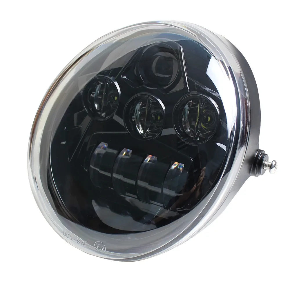 Chrome V-rod Muscle Night Rod Led Motorcycle Headlight For Harley V Rod ...