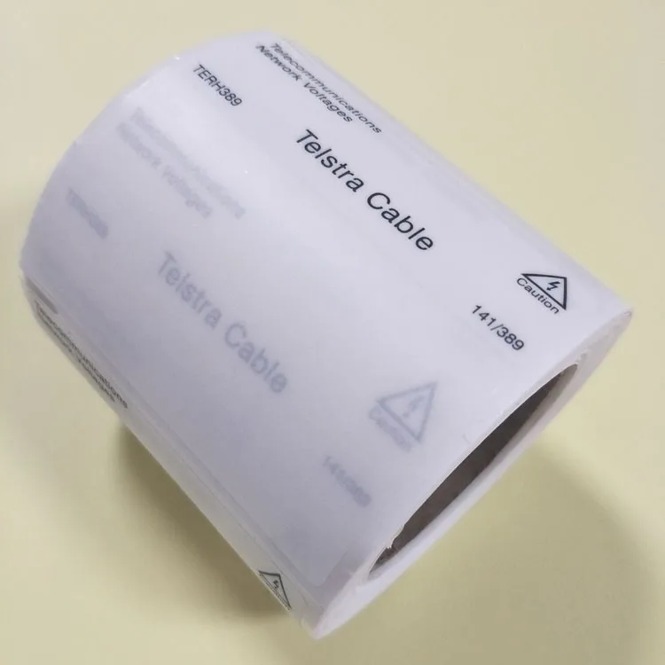 Hfc Coaxial Cables Nbn Foxtel Telstra Cable Stickers Label - Buy ...