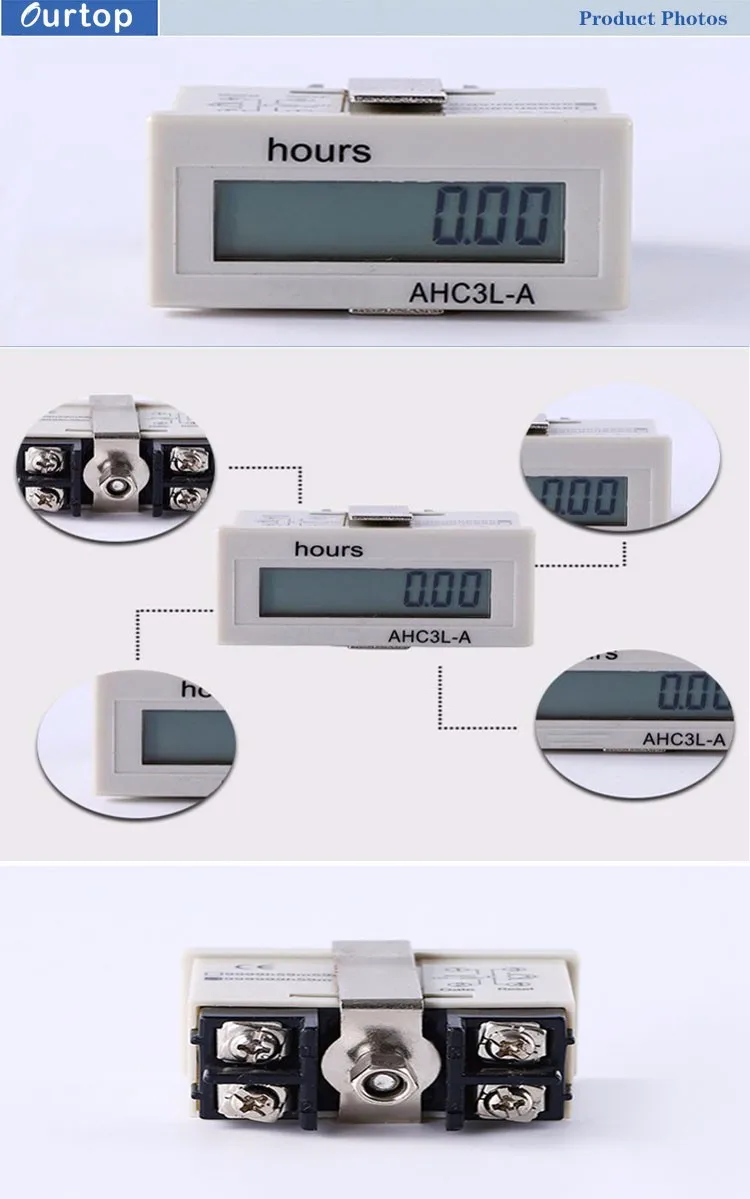 Digital Hour Meter - AHC3L by Aultop - Reliable Running Time