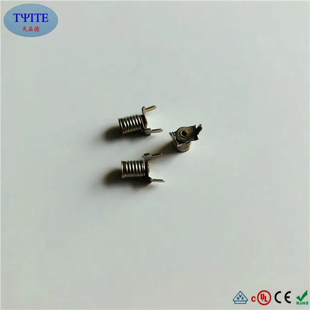 Iec Standard E5 Brass Nickel Plated Lamp Socket,Bulb Socket With Two ...