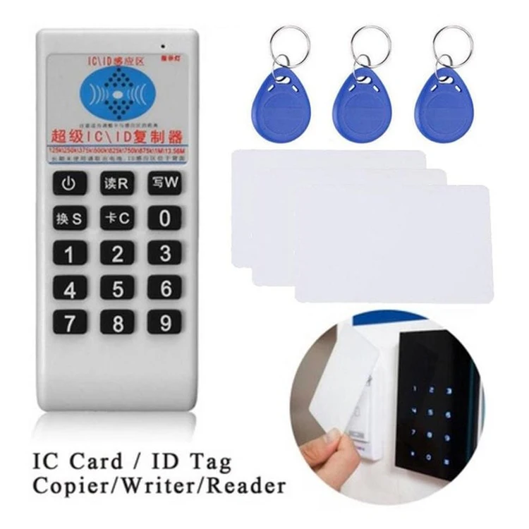 125khz 13.56mhz Rfid Duplicator Key Copier Cloner - Buy Rfid Id Card ...