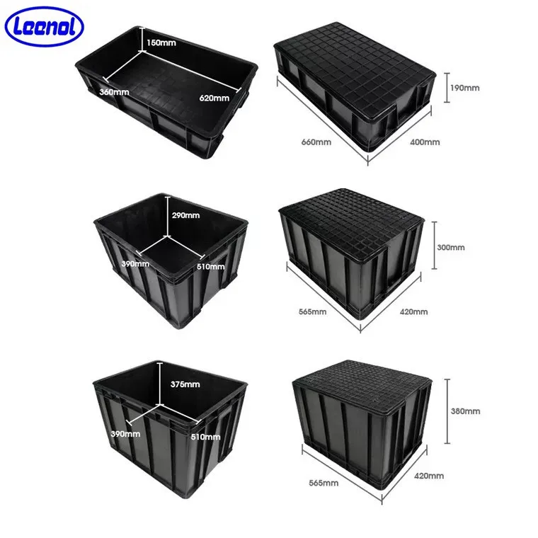 Anti-static Esd Conductive Plastic Molding Injection Esd Turnover Box ...