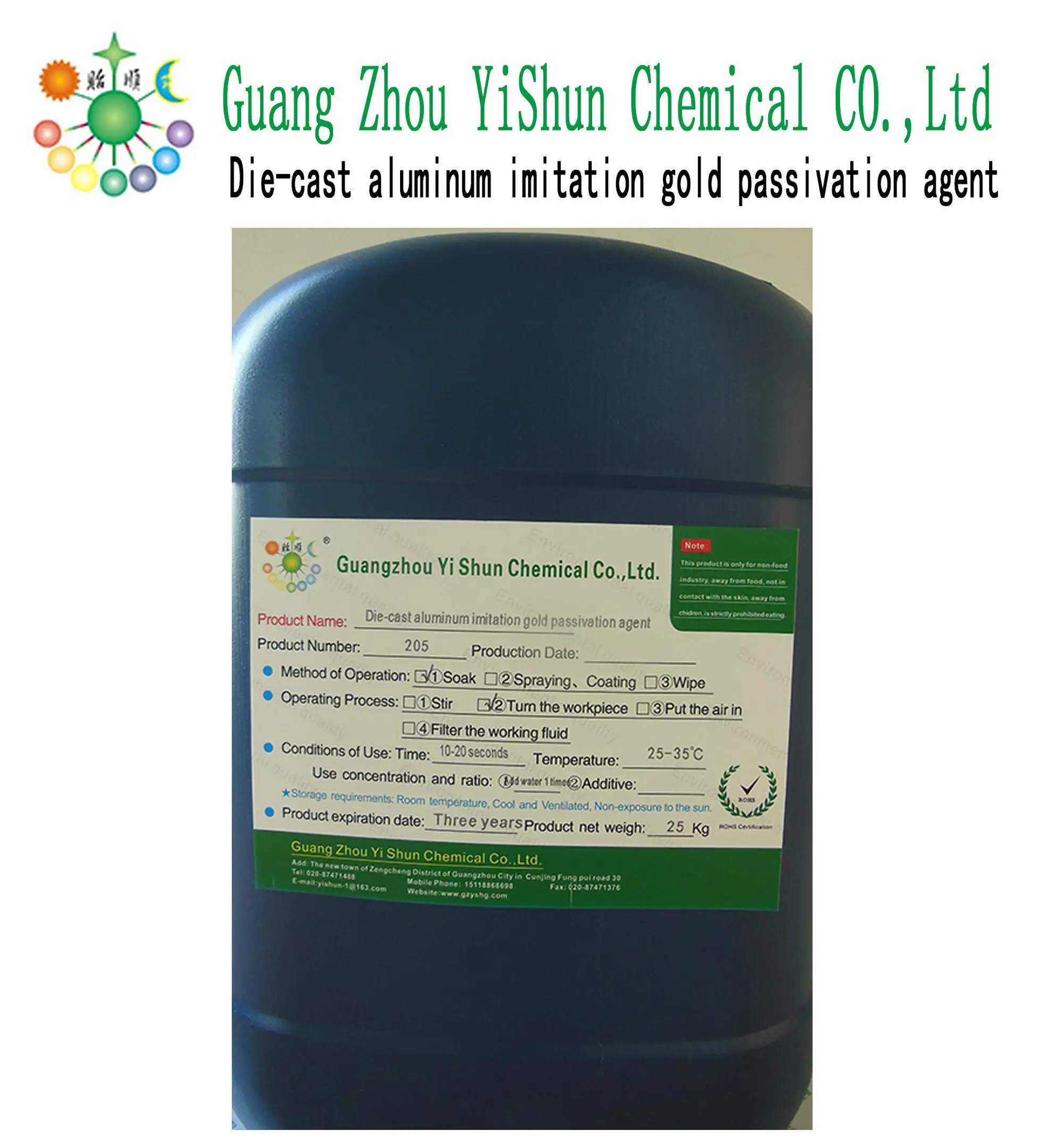 Surface Passivation Technology Aluminum Chrome-free And Phosphorous ...