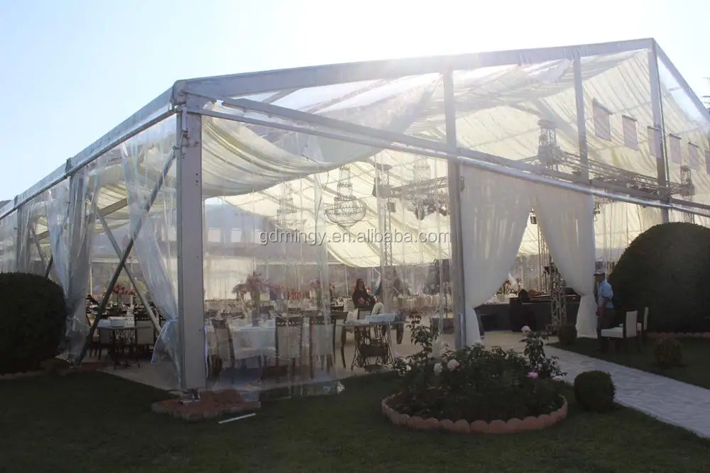Customized Clear Plastic Tent For 300 People Wedding Event Tent For ...