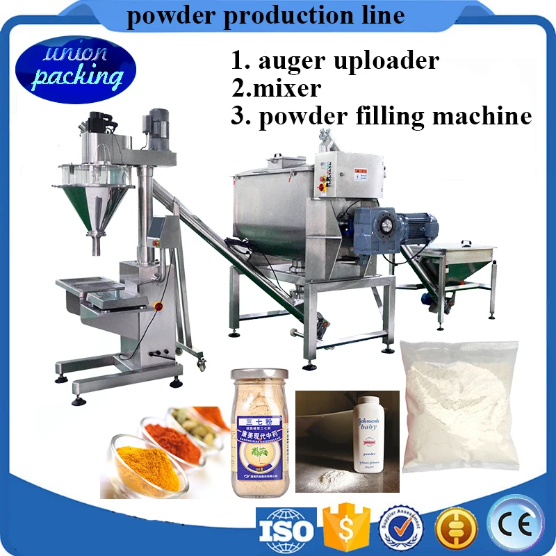 Automatic Auger Screw Powder Filling Machine With Double Heads And ...