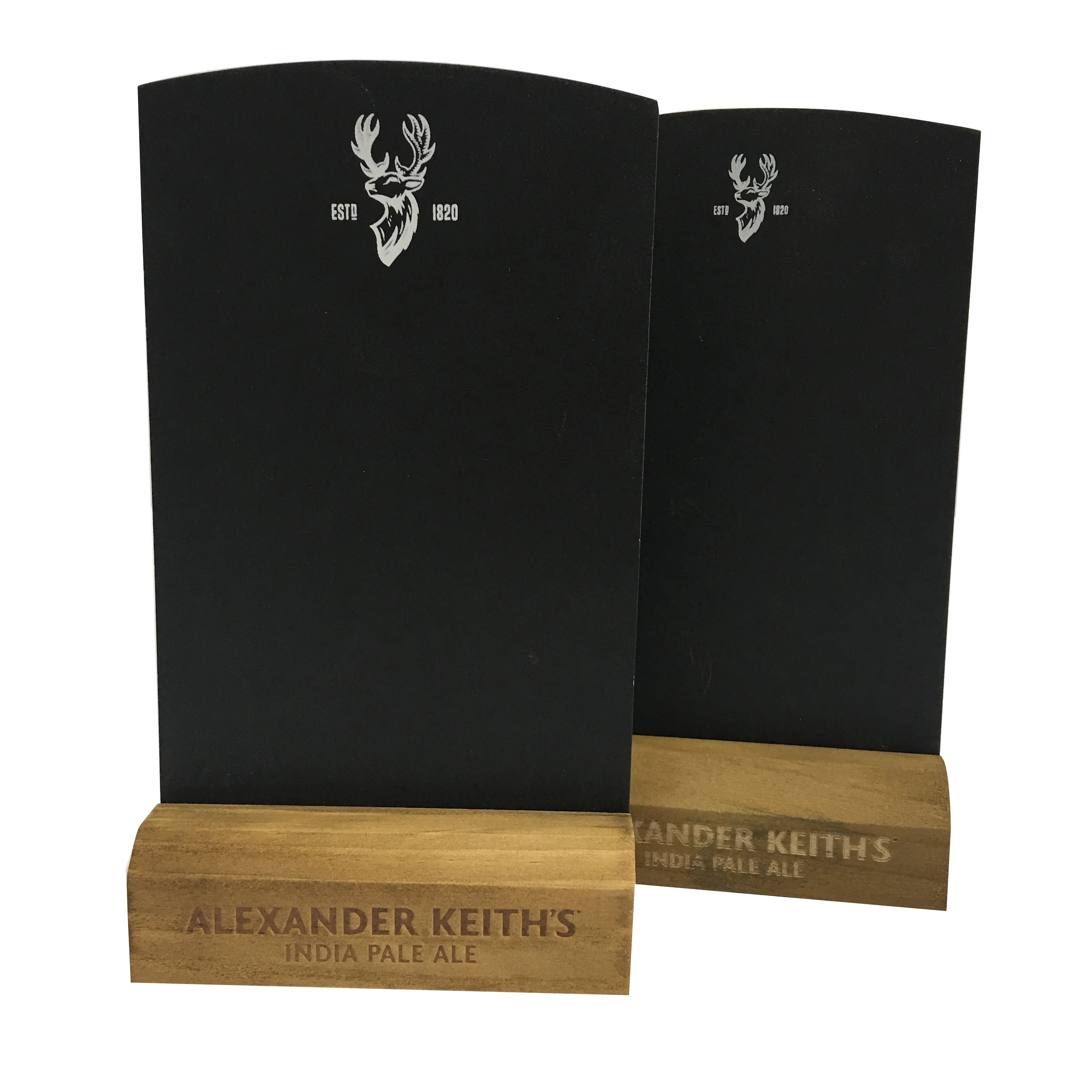 Customized Wooden Chalkboard Menu Stand for Restaurants