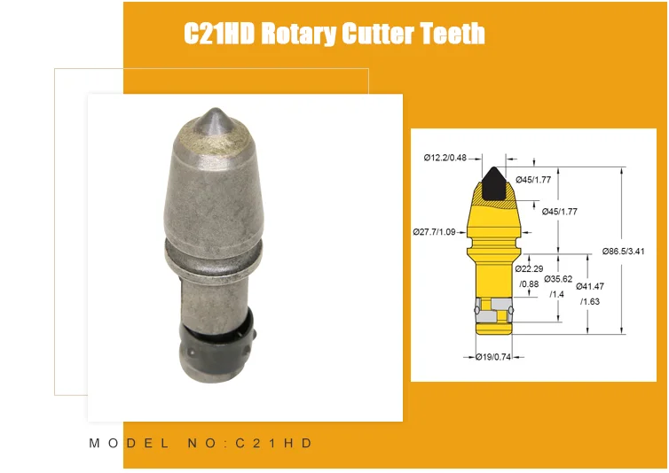 C20/C21 Carbide Auger Buckets - High Performance Drilling