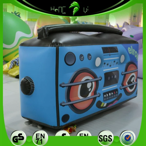 Custom Inflatable Radio Model PVC Boom Box - High Quality