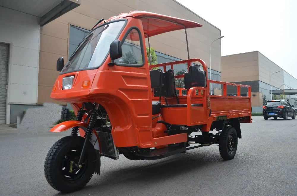 Three Wheel Motorcycle /van Cargo Tricycle With Cabin for Adult ...