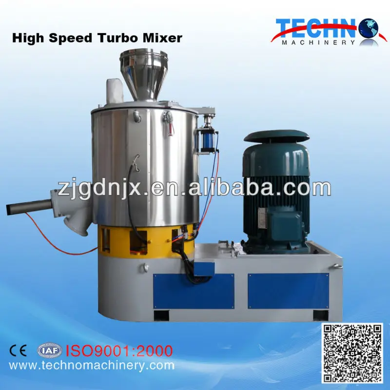 Plastic Equipment High Speed Turbo Mixers - Buy Plastic Granules Mixer ...