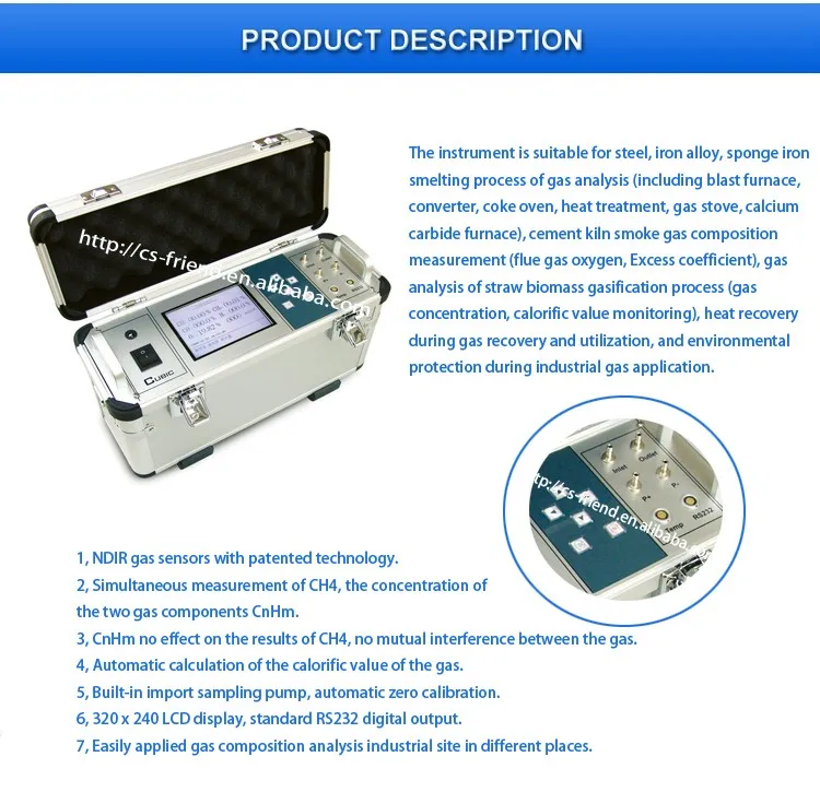 Calorific Value Measurement Instrument For Natural Gas Analyzer - Buy ...