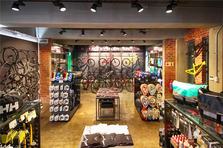 Customized Wooden Bike Display Stand for Shops | Retail Display Rack ...