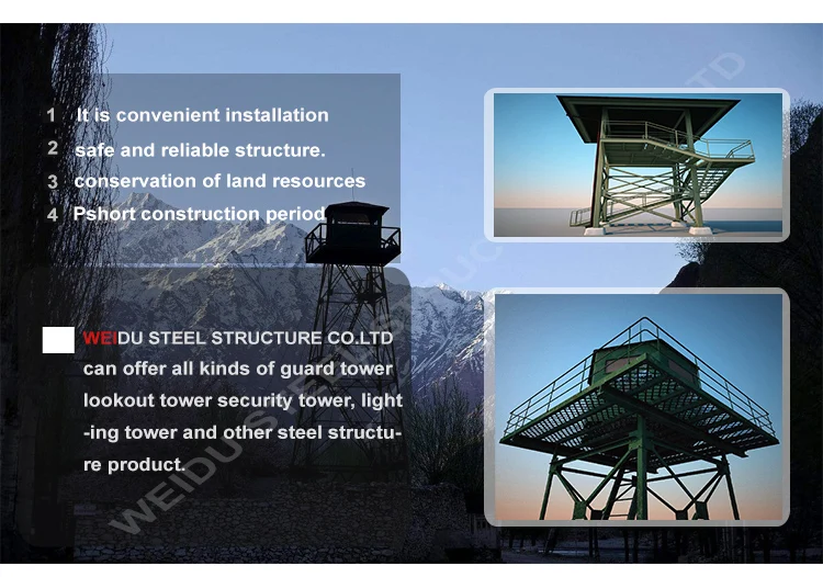 Guard Modullar Observation Towers Guard Tower Prison Ballistic ...