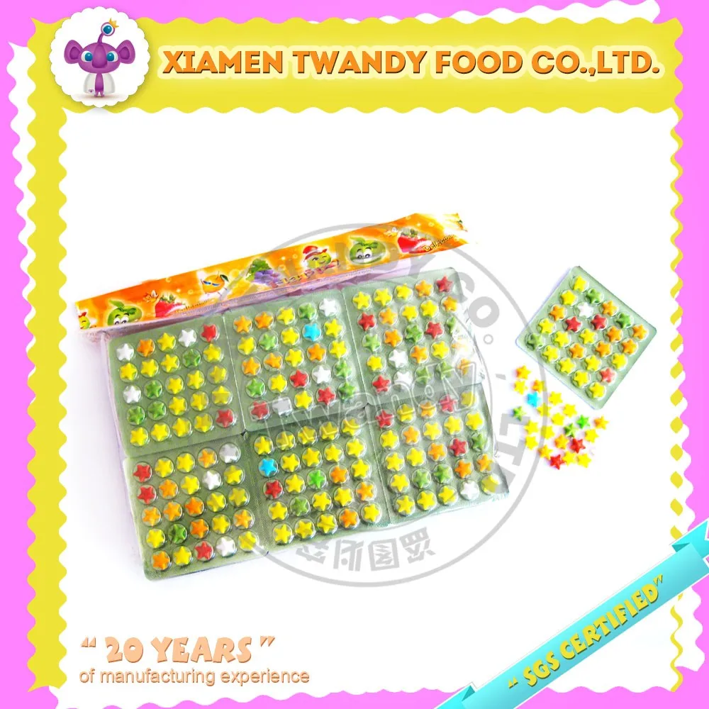 Fruity Star Shaped Tablet Hard Pressed Candy - Buy Star Shaped Candy ...