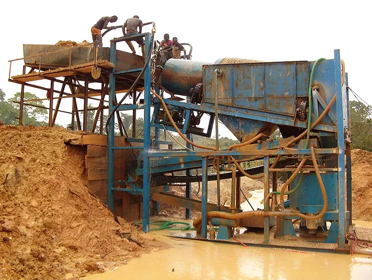 Mineral Processing Gold Centrifugal Concentrator Placer Gold Recovery ...
