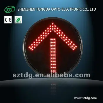 300mm Led Direction Red Arrow Traffic Light - Buy Led Arrow Traffic ...