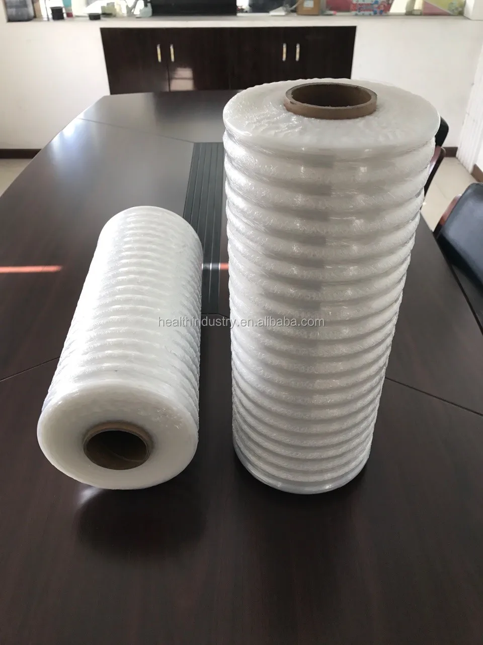 Machine Wrap Ventilated Stretch Film,Perforated Stretch Film For Food Pallet Wrapping - Buy ...