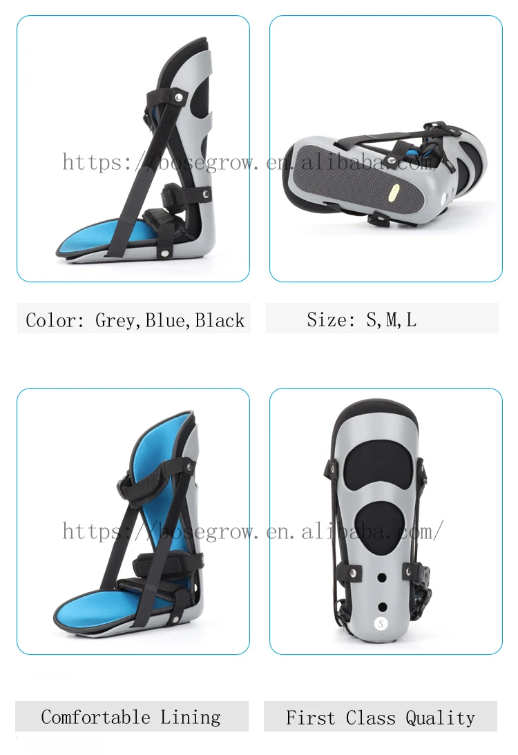Adjustable Adult Plantar Fasciitis Support Ankle Immobilizer for Night ...