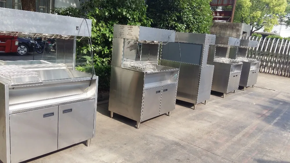 Kfc Chips Warmer Display / Chips Dump Station / French Fries Production ...